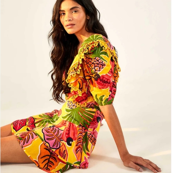 FARM Rio | Tops | Farm Rio Fruit Dreams Blouse | Poshmark